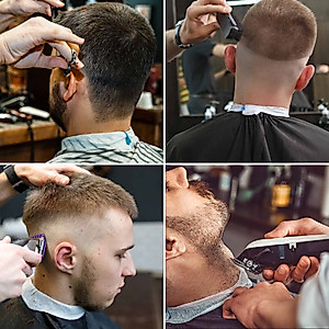 IOOROSE 10 Rolls Disposable Barber Paper Neck Strips, 1000 Count, 2.6 x 13 Inches, Professional Stretchy Paper Neck Band Protector Hairdressing Accessory Tool