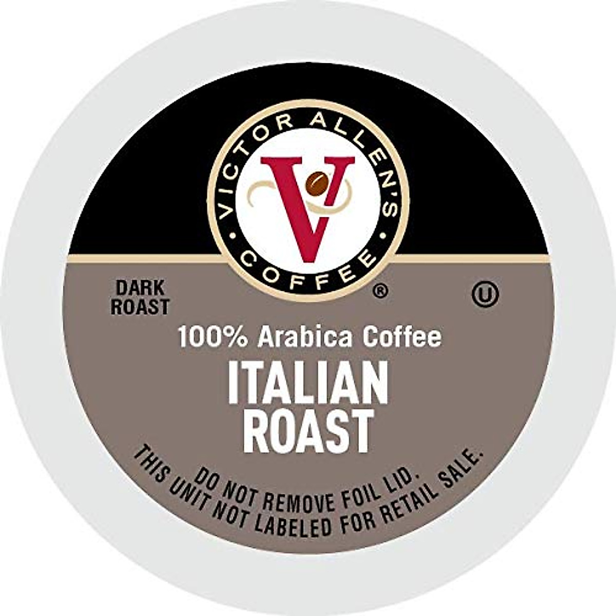 Victor Allen's Coffee Italian Roast and Seattle Dark Roast Coffee Pods for Keurig Brewers