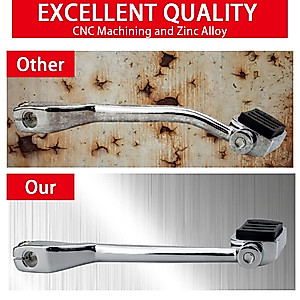 WOWTK Heel Toe Shift Pegs, Front and Rear Levers w/Shifter Pegs for Harley 1986-2017 FL Softail,1988-2024 Touring Road King Road Glide Street Glide Electra Glide and 2008-later Trike Models