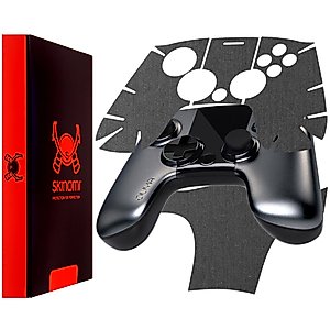 Skinomi Brushed Steel Full Body Skin Compatible with Ouya Controller (Full Coverage) TechSkin Anti-Bubble Film
