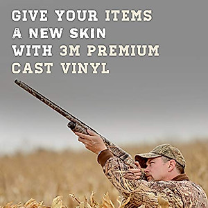 Mossy Oak Graphics Winter Camouflage Matte Gear Skin - Easy to Install Vinyl Wrap with Matte Finish - Ideal for Guns, Bows, Cameras, and Other Hunting Accessories