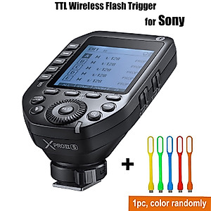 Godox XProII XProII-S XProIIS TTL 2.4G Wireless Flash Trigger for Sony Cameras, HSS 1/8000s, GodoxPhoto APP Control, New Hotshoe Locking, Modeling Light, Zoom Setting Control (XPro Xpro-S Version 2)