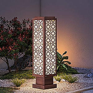 Enlylyog Fashion Simple Modern Outdoor Waterproof Outdoor Lawn Lamp,Park Garden Lawn Lamp, Home Villa Garden Landscape Lamp,Hotel Outdoor Garden Lamp