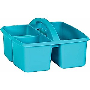 TEACH CREATE RESOURCE Teal Plastic Storage Caddy