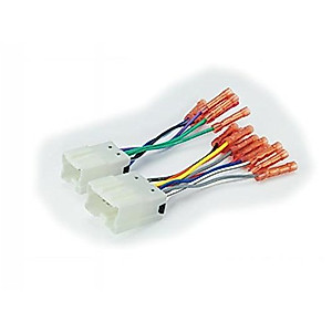 Scosche NN03BCB Compatible with Select 1995-07 Nissan Power/Speaker Connectors / Wire Harness for Aftermarket Stereo Installation with Color Coded Wires and Pre-installed Wire Connectors