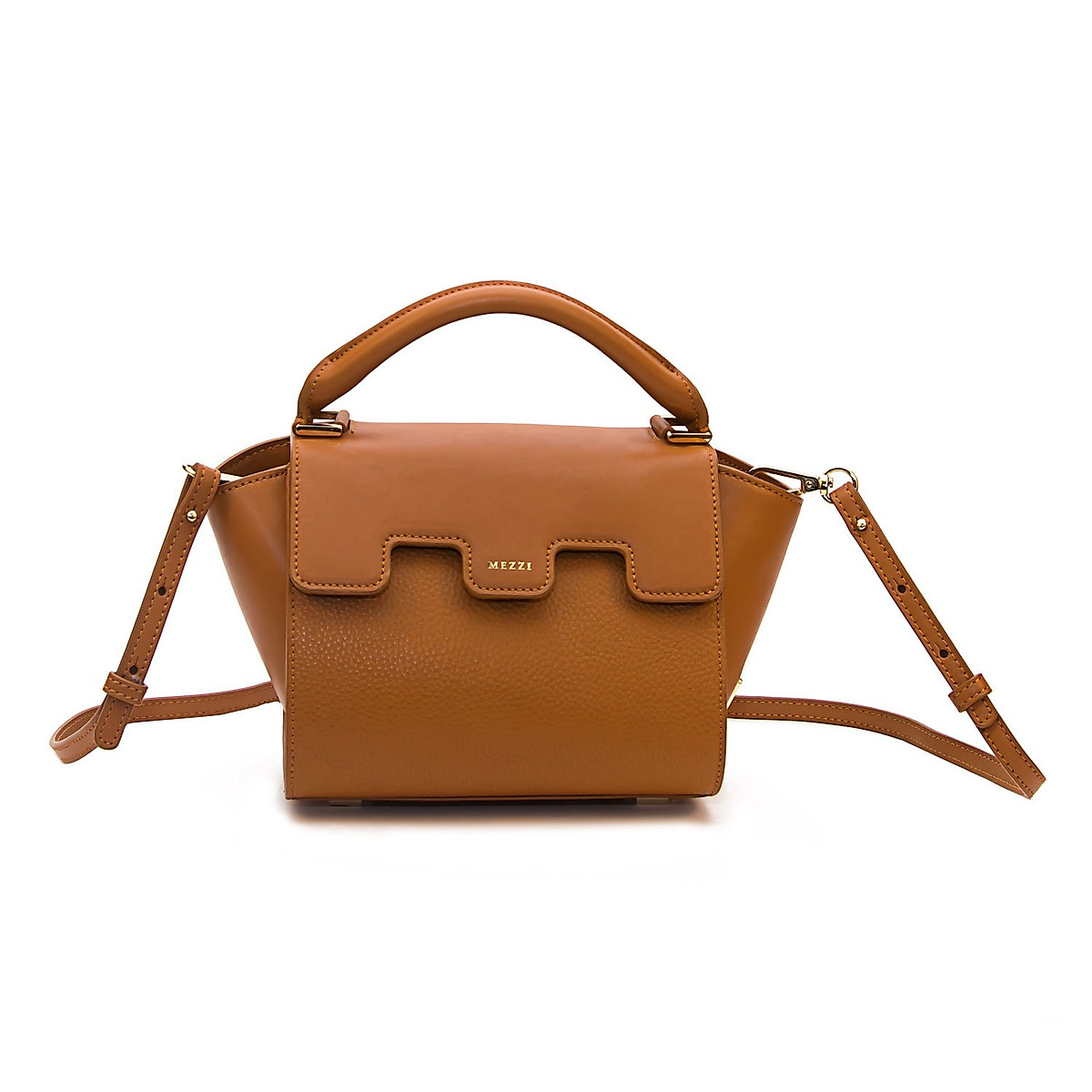 Mezzi Women's Mini Cosima Crossbody Bag Classic, Brulee