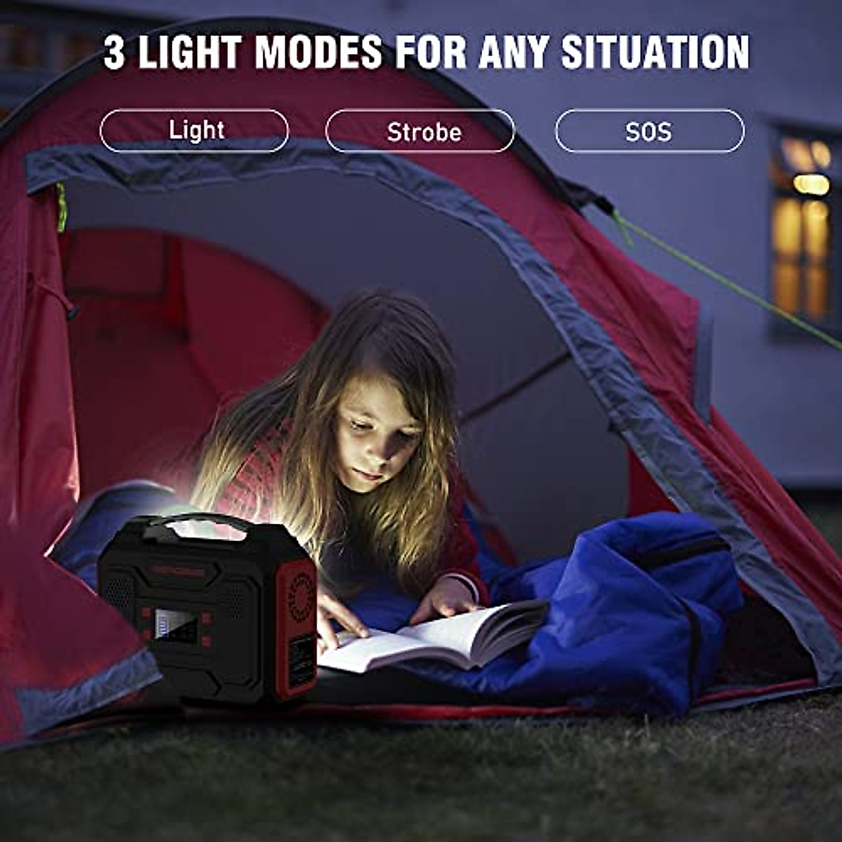Portable Power Bank with AC Outlet, 250Wh/67500mAh, Portable Laptop Charger Backup Lithium Battery, 110V/250W Pure Sine Wave AC Outlet for Outdoors Camping RV Travel Emergency