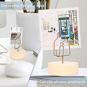 10pcs Table Number Holders, Retro House Shape Place Card Holder Picture Holders Photo Clips for Wedding Party Graduation Reception Restaurant Home Centerpiece Decorations