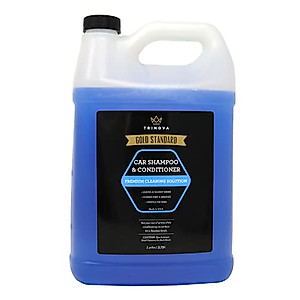 TriNova Car Wash Gallon - Car Shampoo and Conditioner - pH Neutral - High Foaming Car Soap - Leaves a Glossy Shine - Perfect for Foam Cannon - 1 gallon, 128oz