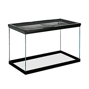 Zilla 10 Gallon Pet Reptile Starter Habitat Kit with Light and Heat for Small Desert Dwelling Animals