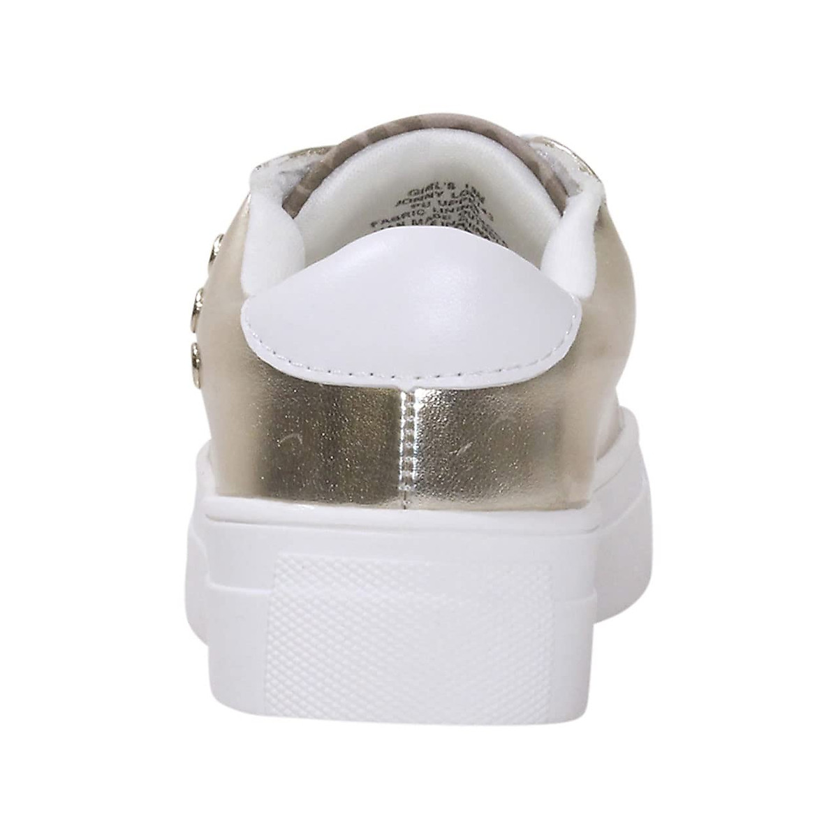 Mia Kids Big Girl's Jonny Sneakers Low Top Platform Gold/Leopard Sz. 5