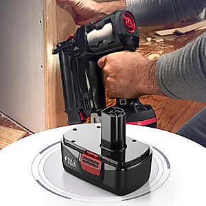 2 Pack Upgraded 3.7Ah Battery Replacement for Craftsman DieHard C3 Cordless Tool Battery 130279005 130279003 130279017 315.113753 315.114850 315.114852 315.11485 315.115410 1323903 1323517 11375 11376