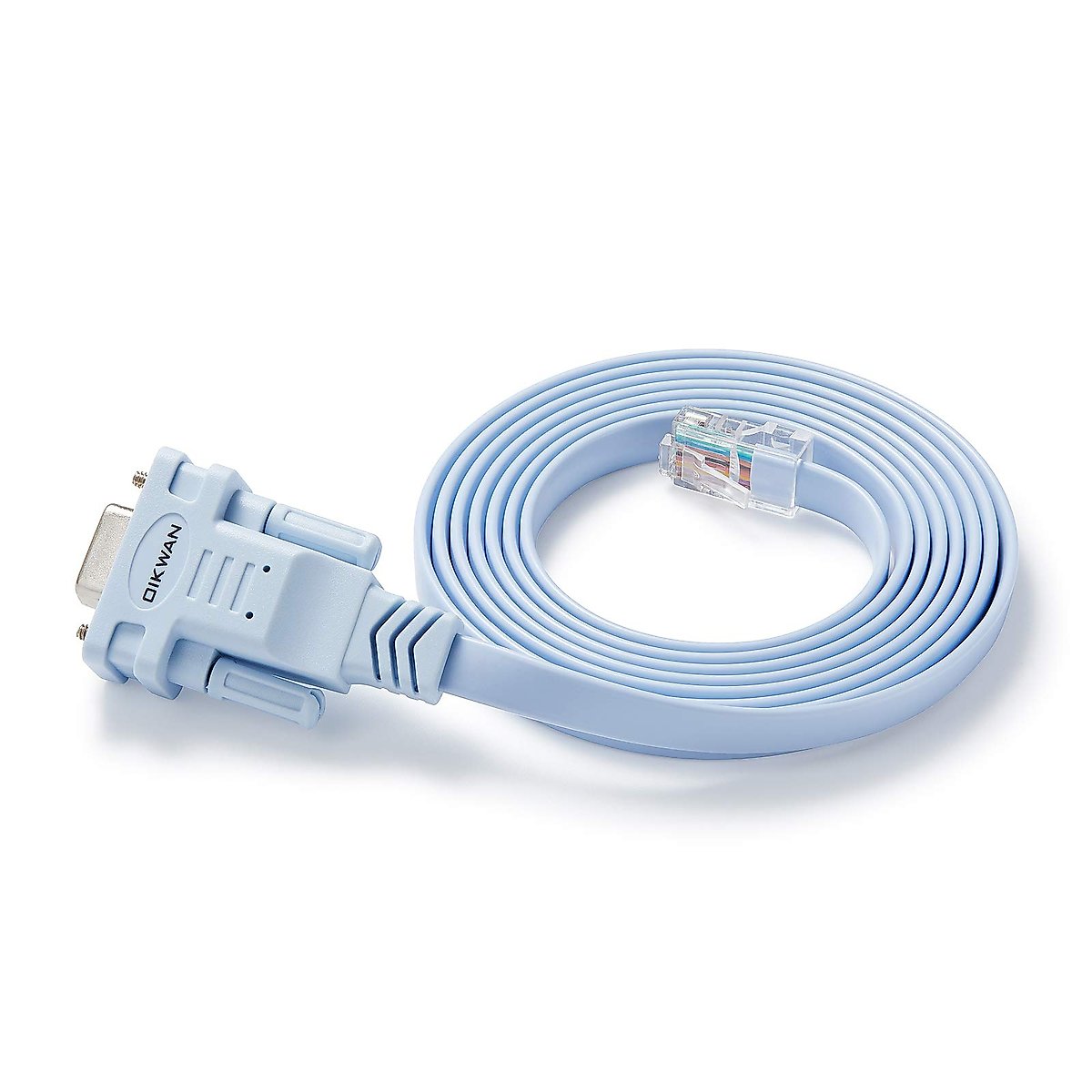 OIKWAN DB9 to RJ45 Console Cable,Compatible with Cisco Routers Switches Firewalls CAB-CONSOLE-RJ45