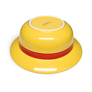 LVMMO ONE PIECE Anime Ramen Bowl Set with Wooden Chopsticks for Noodles, Luffy Straw Hat Ramen Bowl for Udon Soba Salad and Anime Fan Item Gift, Ceramic