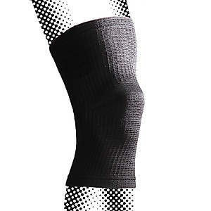 Cramer Nano Flex Knee Compression Sleeve, Closed Knee Support, Sports Knee Brace, Compression Leg Sleeves, Best Knee Brace For Running, Arthritis, Muscle Pain Relief, and Recovery, Black Large