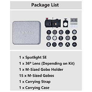 amaran Spotlight SE by Aputure Lighting Modifier for amaran 150c amaran 300c (Spotlight SE（36°Lens kit）)