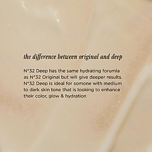 + Lux Unfiltered N°32 DEEP Gradual Self Tanning Cream in Santal, Hydrating Self Tanning Lotion, Gluten Free, Vegan + Cruelty Free Self Tanner, Luxurious Sunless Tanner Loaded with Antioxidants