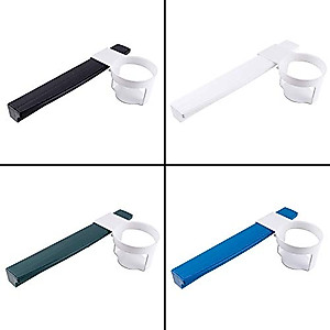 Lawn Chair USA Attachable White Cup Holder for Large Cans, Bottles, Cups, and More | Only Fits Lawn Chair USA Chairs