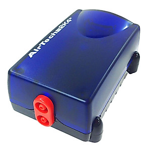 PENN-PLAX Air-Tech Aquarium Air Pump – Ultra Quiet and Reliable – Double Outlets – Great for Fish Tanks Up to 65 Gallons