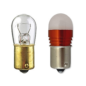 #1308#1309 28VDC Miniature Bulb LED Replacement | Base: SC Bayonet Ba15S | Lamp Shape: B6 | Voltage: 28VDC (Bright White)