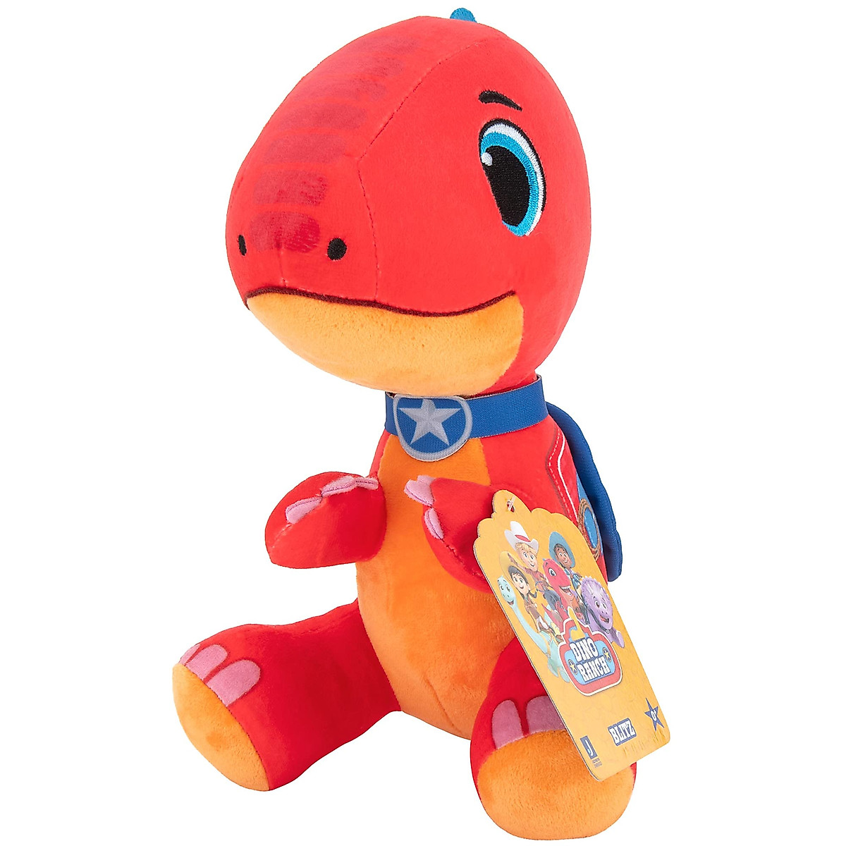 Dino Ranch - Blitz Plush 10” Soft, Cuddly, Blitz Plush, Toys for Kids Ages 3 and Up - Fun Plush Toys Featuring Your Favorite Dino - Amazon Exclusive