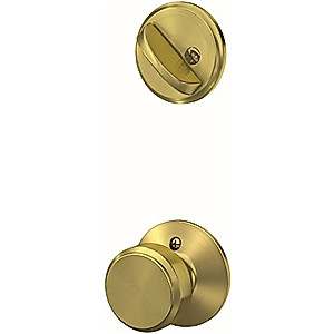 SCHLAGE Lock CO F59BWE619 Satin Nickel Bowery Handle Set