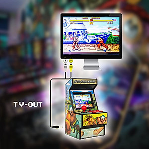 Mini Arcade Game, 156 Classic Handheld Games, Portable for Kids & Adults, 2.8" Eye-Protected Colorful Screen & Rechargeable Battery, TV Output (Type E)