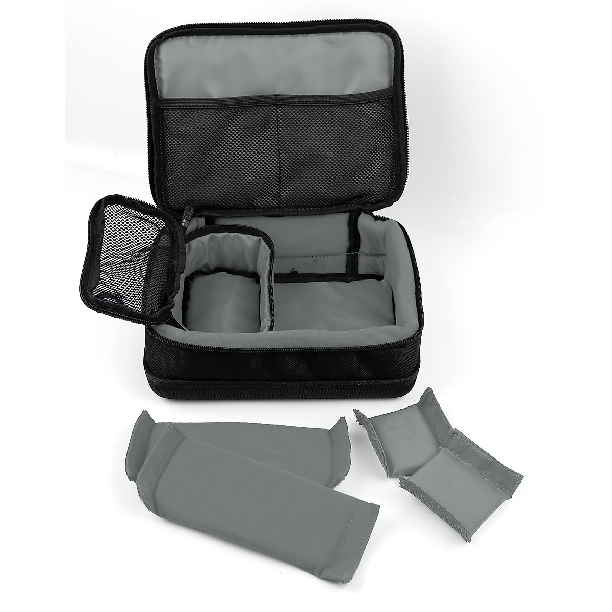 DURAGADGET Protective Black & Grey EVA Gaming Mouse Case - Compatible with Razer Naga Hex V2