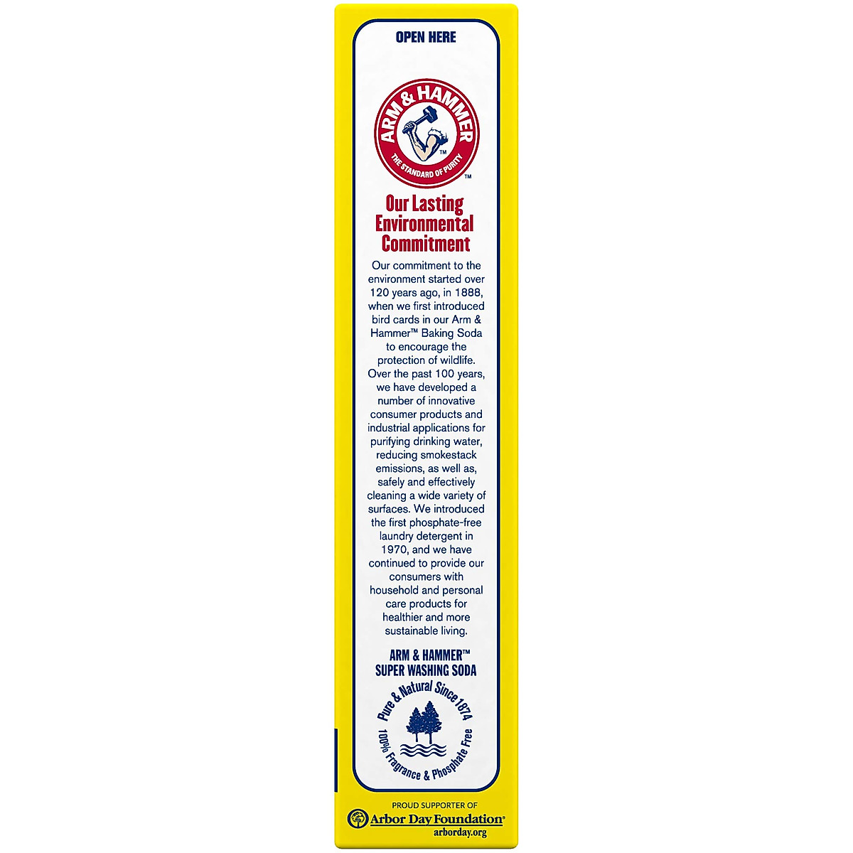 Arm & Hammer Super Washing Soda Detergent Booster & Household Cleaner, 55oz.