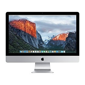 Apple iMac MK482LL/A 27" Intel Core i5-6600 X4 3.3GHz 8GB 1TB, Silver (Renewed)