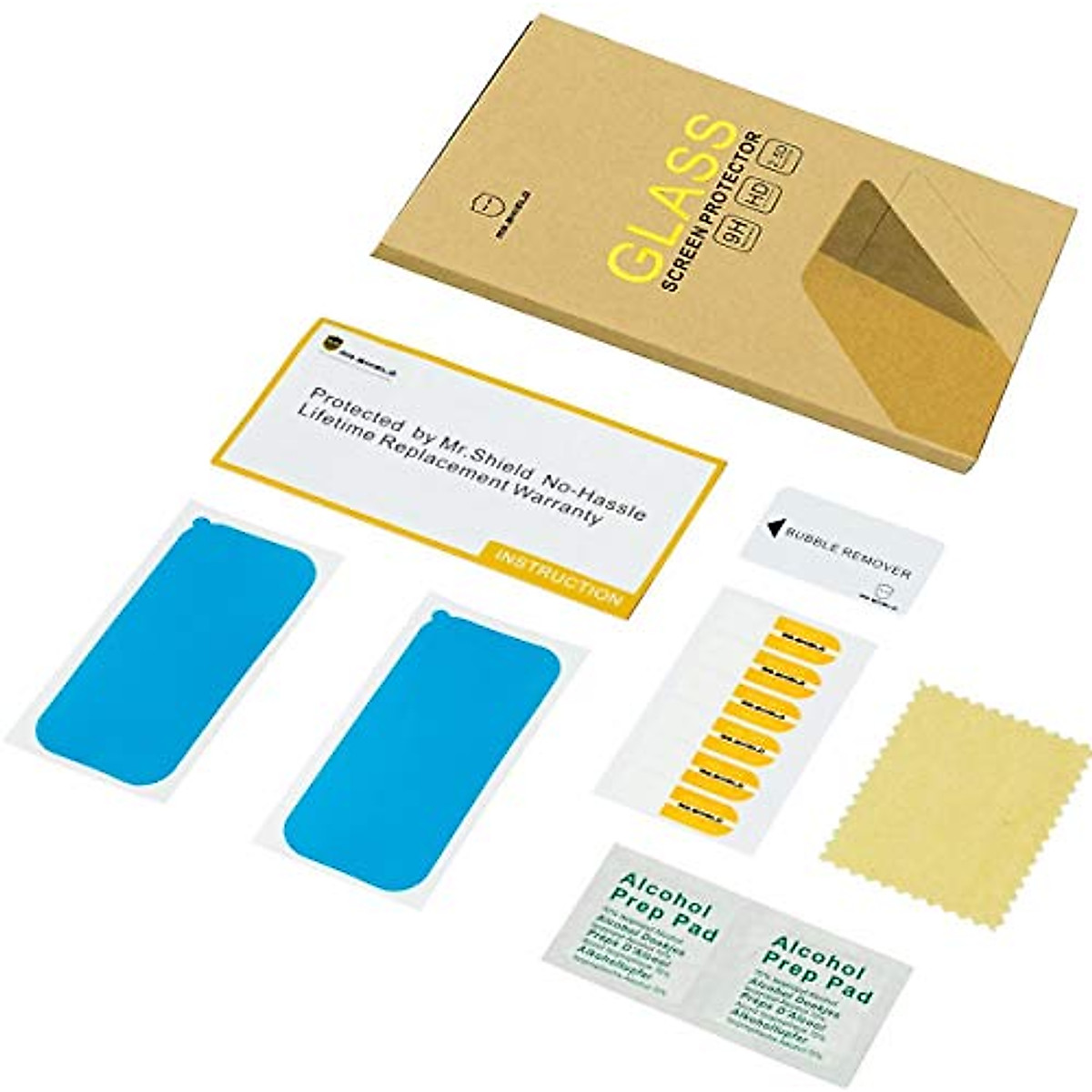 Mr.Shield [3-Pack] Designed For Motorola (One 5G Ace) / Moto One 5G Ace/One 5G UW Ace/Moto G 5G [Upgrade Maximum Cover Screen Version] [Tempered Glass] [Japan Glass with 9H Hardness] Screen Protector