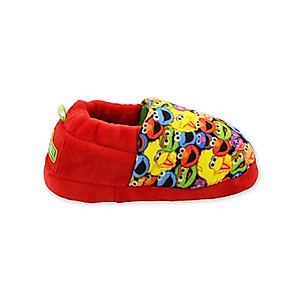Sesame Street Elmo Boys Girls Aline Slippers with Indoor/Outdoor Sole (7-8 M US Toddler, Multi)