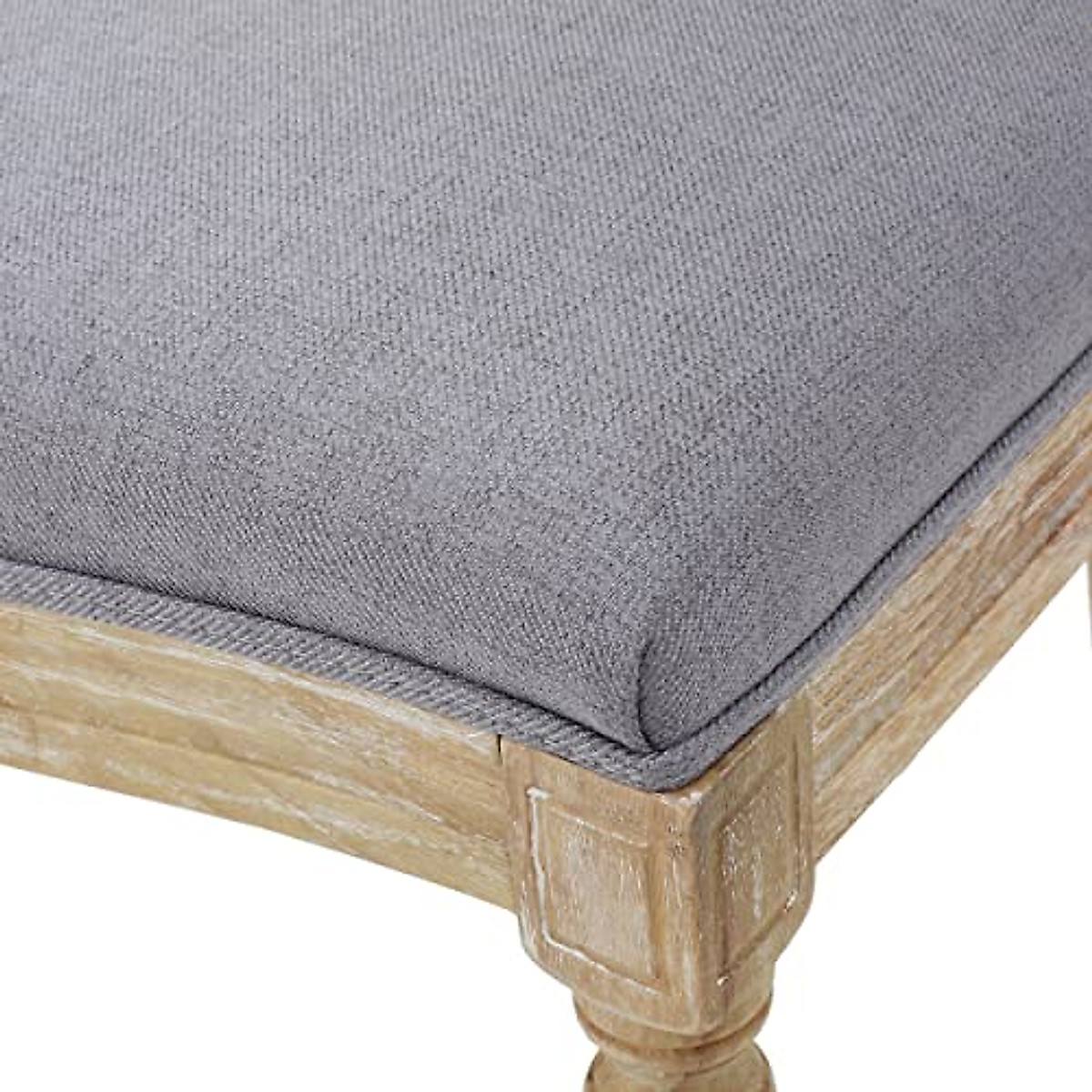 Christopher Knight Home Phinnaeus Fabric Dining Chairs, 2-Pcs Set, Light Grey