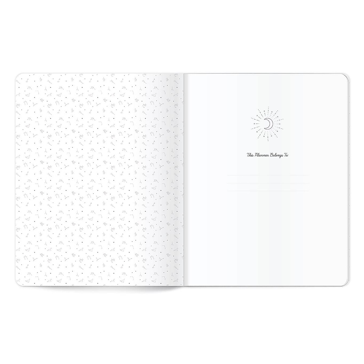 Southworth Planner (January 2023-December 2023), 8.5" x 11", Celestial Bohemian Dusty Purple, Premium 28#/105 gsm Paper, Large Flex (91094)