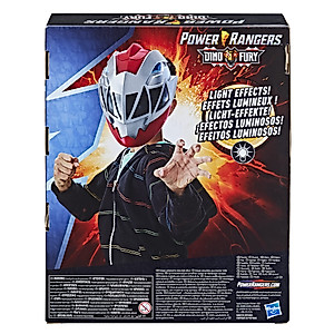 Power Rangers Dino Fury Red Ranger Electronic Mask Roleplay Toy for Costume and Dress Up Inspired by The TV Show Ages 5 and Up