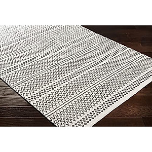 Mark&Day Area Rugs, 8x10 Aarau Bohemian/Global Cream Area Rug, Black/Cream/White Carpet for Living Room, Bedroom or Kitchen (7'10" x 10'2")