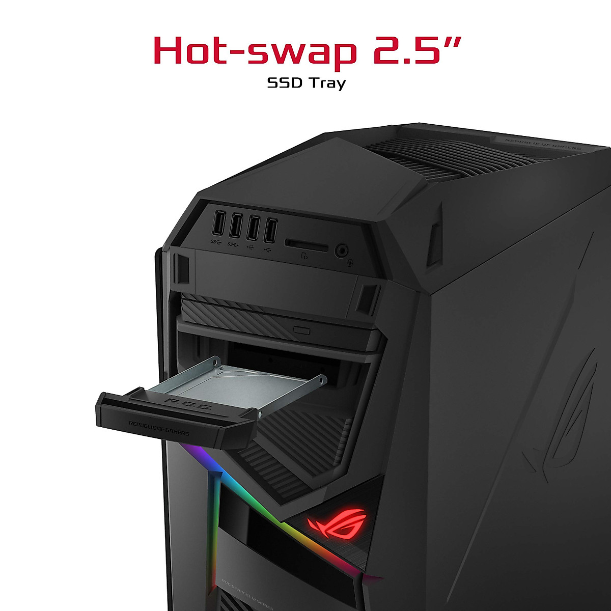 ASUS ROG Strix GL12 Gaming Desktop, Overclocked 9th Gen 8-core Intel Core i7-9700K, NVIDIA GeForce RTX 2060 6GB, 16GB DDR4 RAM, 512GB M.2 SSD + 1TB HDD, Windows 10 Home, Iroh Grey, GL12CX-DB763