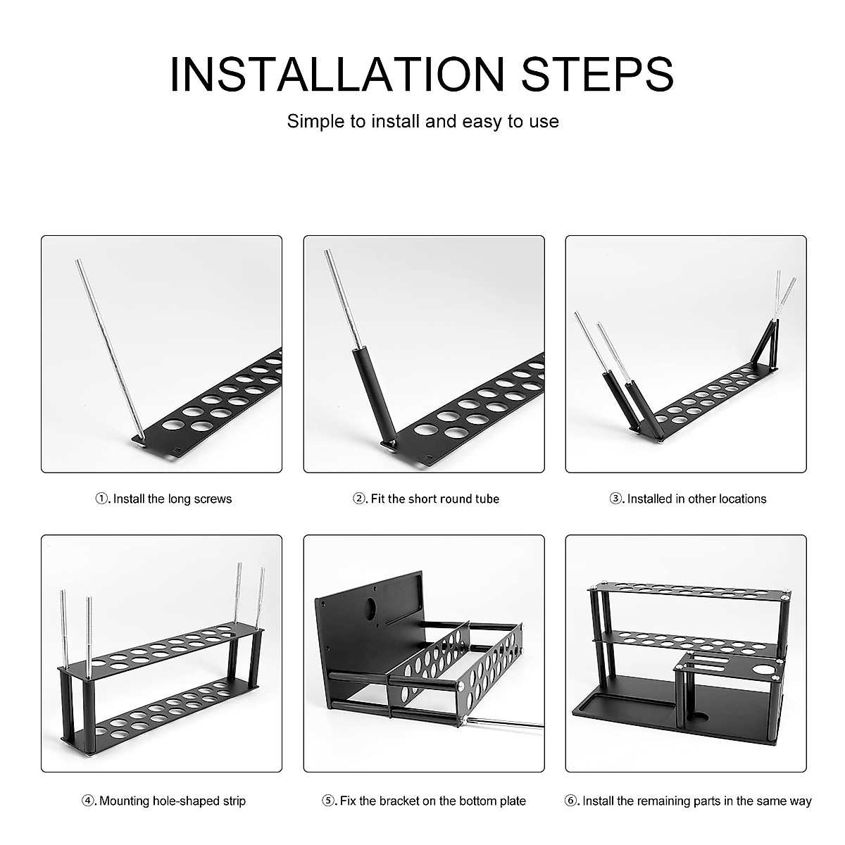 RC Station Screwdriver Organizer Rack Screwdriver Storage Tool Holder RC Tools Stand RC Car Accessories Hex Cross Screwdriver (not Assembled) 18 Holes
