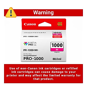 CanonInk Lucia PRO PFI-1000 Magenta Individual Ink Tank