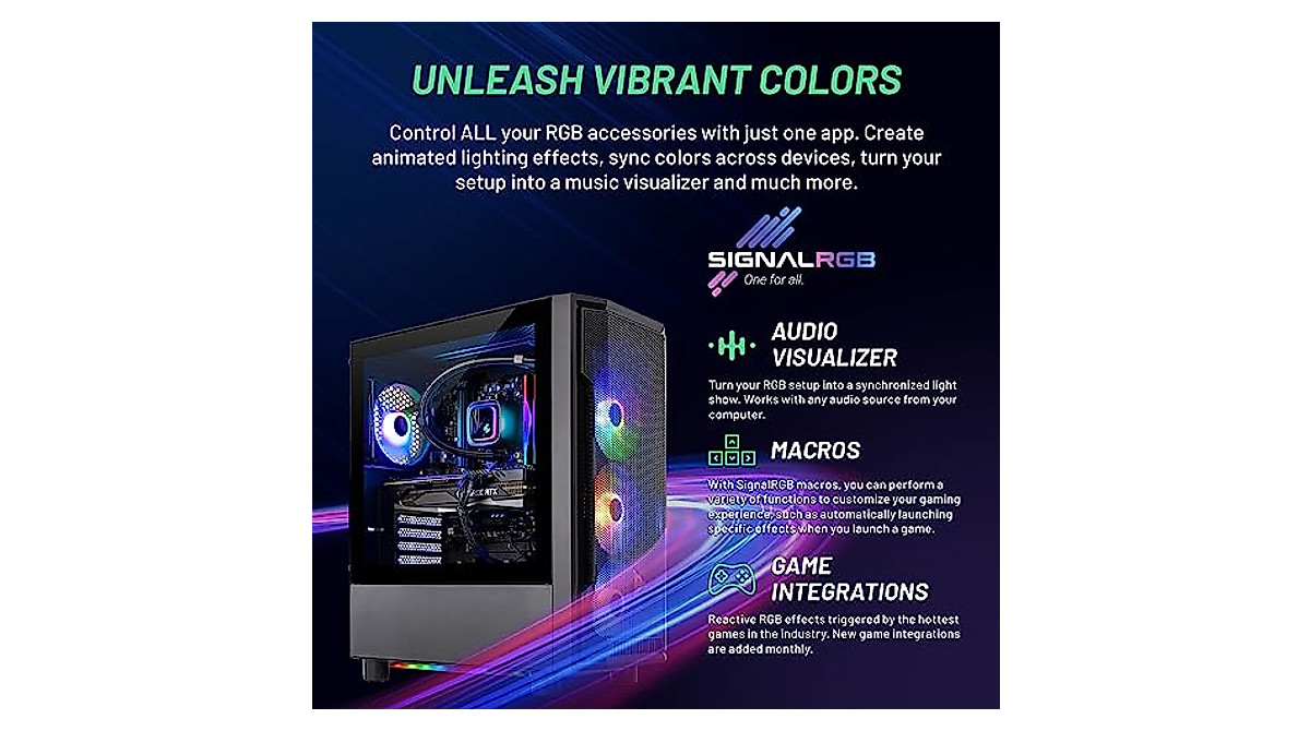 Skytech Gaming Skytech Shadow Gaming PC Desktop – AMD Ryzen 5 7600X 4.7 ...