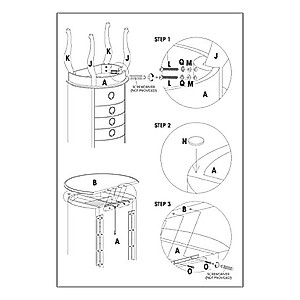Powell Burnished Oak Jewelry Armoire