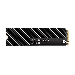 SanDisk WD Black SN750 2TB USB 3.0 External Hard Drive, 1000GB Capacity, 2000GB Storage, Black