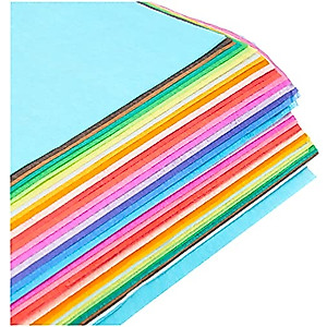Spectra Deluxe Bleeding Art Tissue P0058506, 20 Assorted Colors, 20" x 30", 20 Sheets