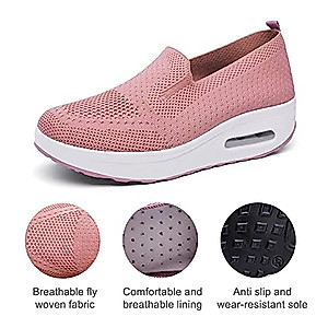 Women's Orthopedic Sneakers, 2023 New Orthopedic Walking Shoes Sandals with Arch Support, Premium Fashion Platform Sneaker Comfortable Walking Shoes for Ladies, Black, 7.5 US