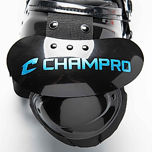 CHAMPRO Youth Scorpion Shoulder Pad, Black, Blue, 60-90 lbs (FSP5)