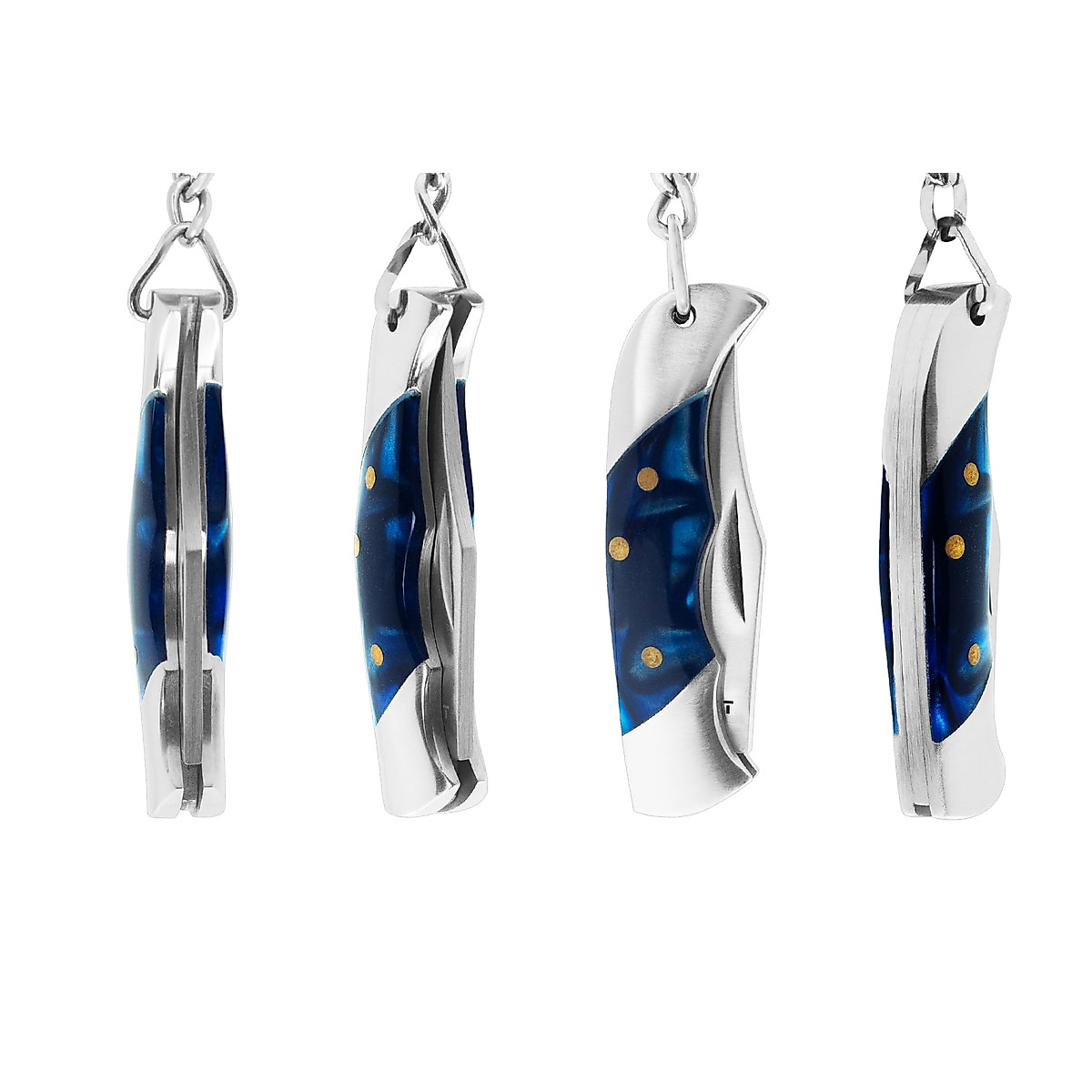 EZKIT Small Pocket Knife, EDC Pocket Knife, D2 Stainless Steel and Wood Handle, Small Knife, Blade Length 1.5in