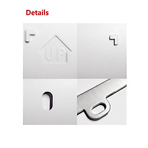 THP2400A1027W Thermostat Wall Plate Back Plate White Cover Assembly (1)