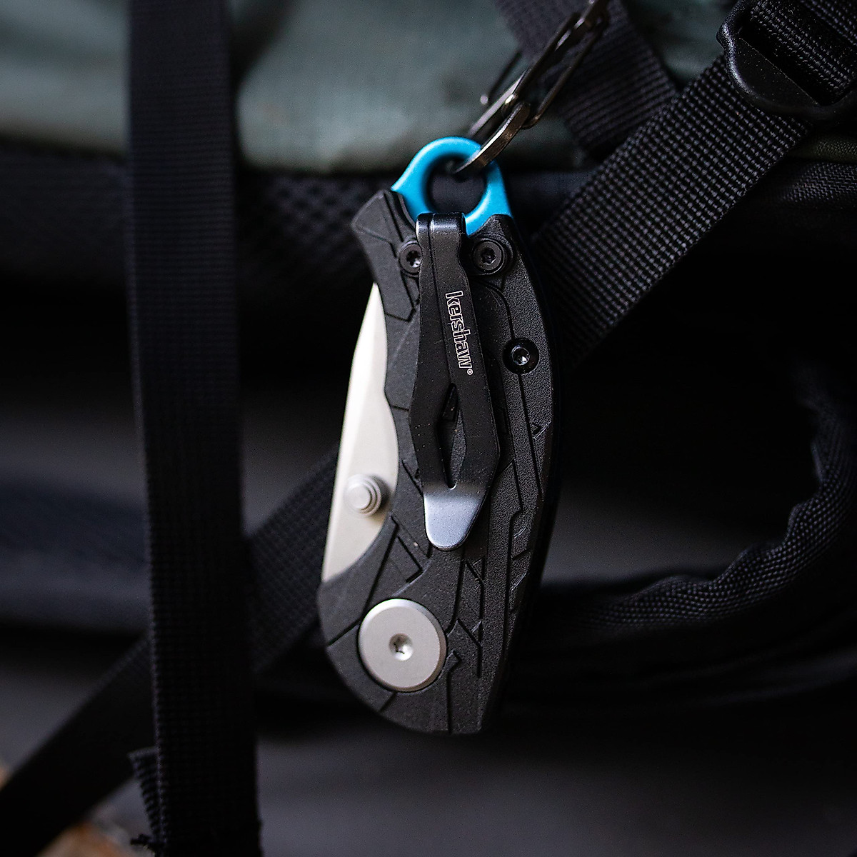 Kershaw Aftereffect Folding Pocket Knife, 1.7-Inch Blade with Manual Opening, Inset Liner Lock (1180), Black