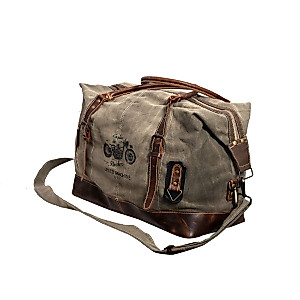 Bhrayna-Bags Bike Print Weekender Traveller Bag