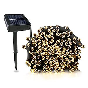 ZENQAI Christmas Solar Led Fairy Lights -Waterproof - Ambiance Lights for Outdoor, Patio, Fairy Garden, Home (100)